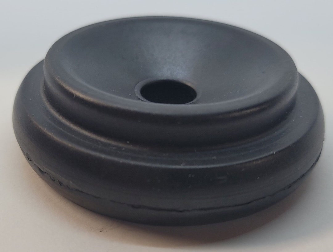 Black Hard Rubber Wall Phone RECEIVER CAP Oak Wall Kellogg Western ...