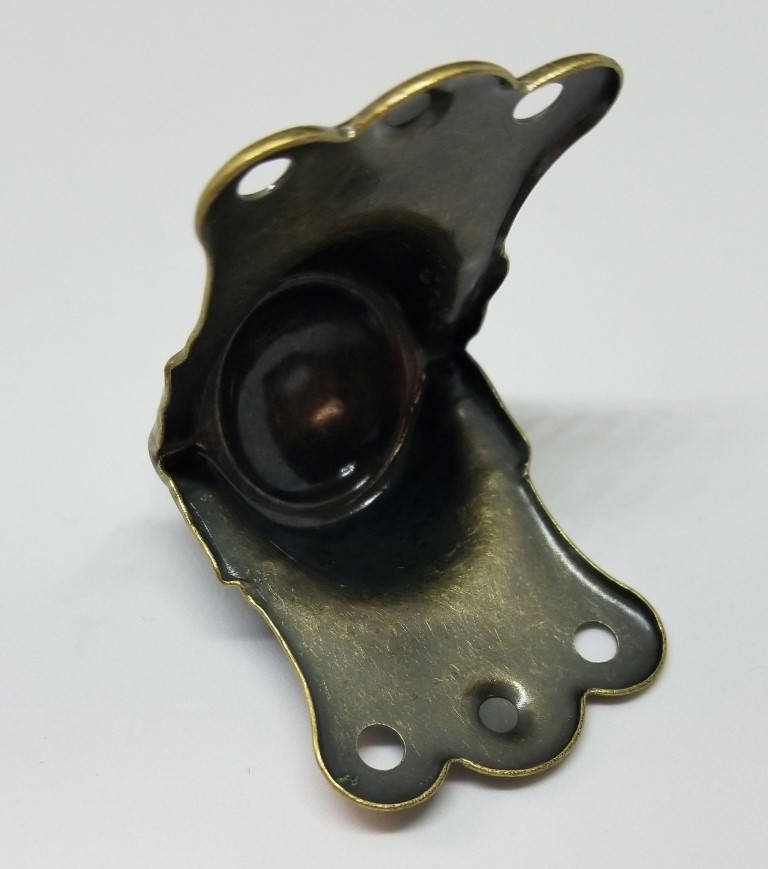 Antique Brass Plated Stamped Steel Trunk Knee Clamp Chest | Etsy