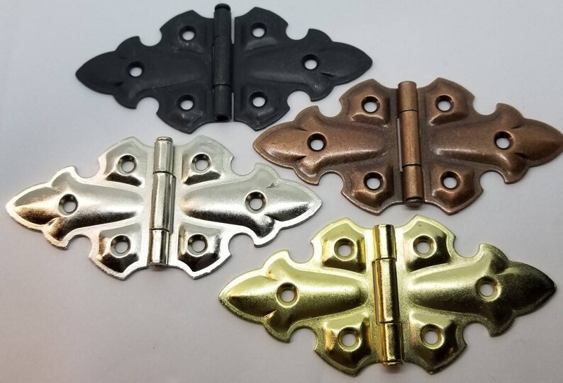 Brass Plated Steel Loose Pin Cabinet Hinge removable pin swap | Etsy