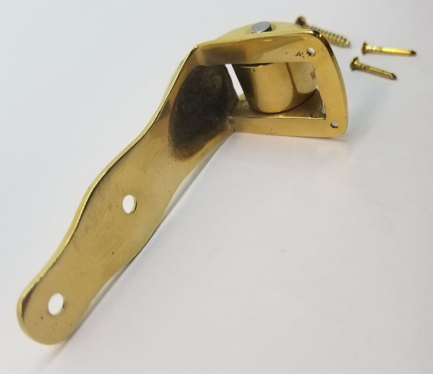 Solid Cast Brass Trunk Roller Caster Wheel Chest Steamer | Etsy