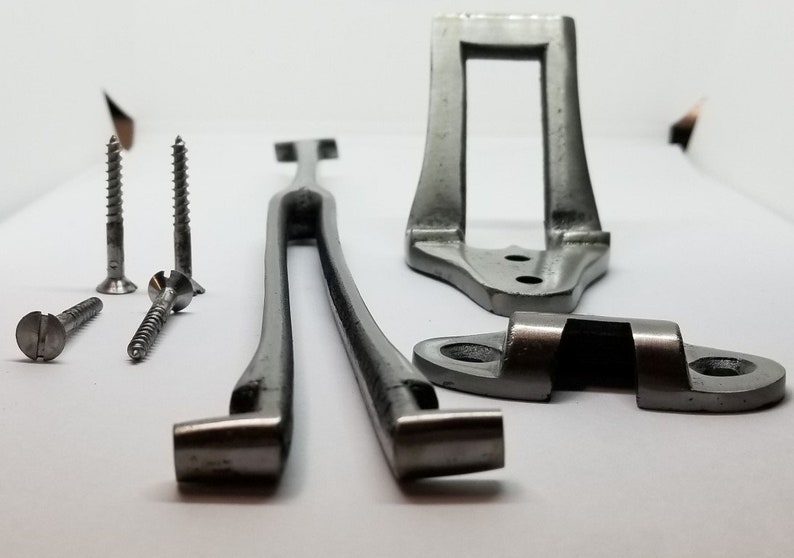 Iron Drop Leaf Table Support 3 PIECE SET Pleukharp Fork Bar Hook Table ...