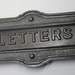 MAILBOX LETTER SLOT Swinging Door Wall Mounted Cast Iron Neo - Etsy