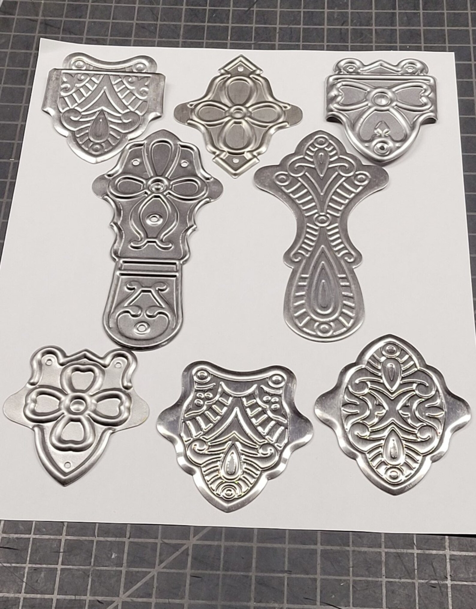 Long Celtic Trunk Slat Clamp Chest Steamer Antique Steel | Etsy