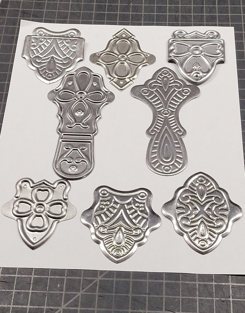 Long Celtic Trunk Slat Clamp Chest Steamer Antique Steel | Etsy