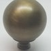 LARGE 2" ANTIQUE BRASS Bed Ball Finial Post Cannon Frame Rail ...