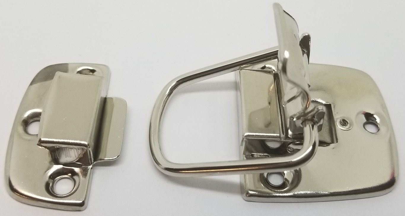 Nickel Plated Drawbolt Trunk Chest Steamer Antique Vintage Old | Etsy