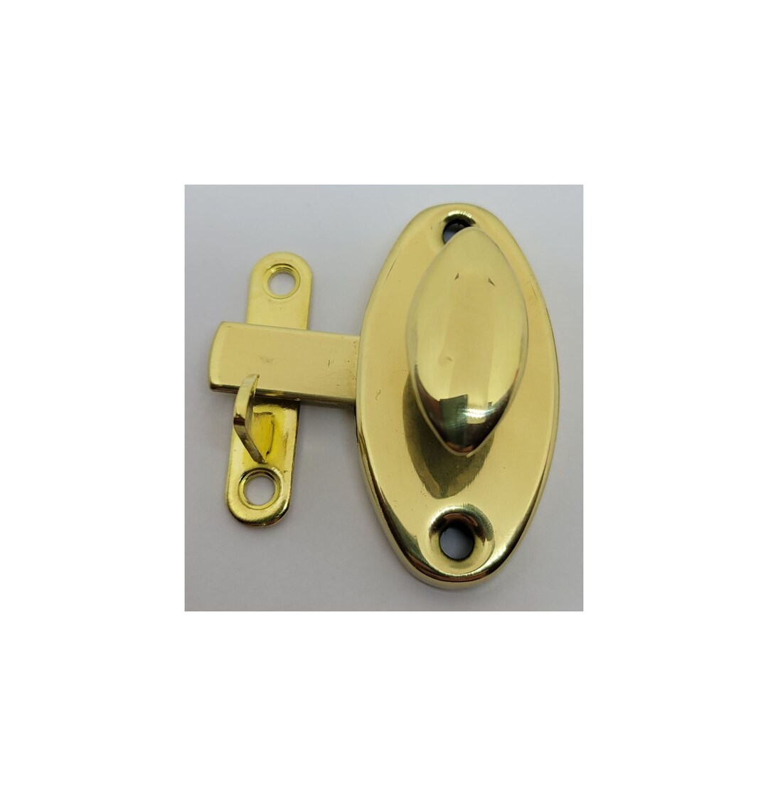 BRASS Universal (right & Left Hand) Brass Plated Oval Hoosier Cabinet ... BRASS Universal (right & Left Hand) Brass Plated Oval Hoosier Cabinet ...
