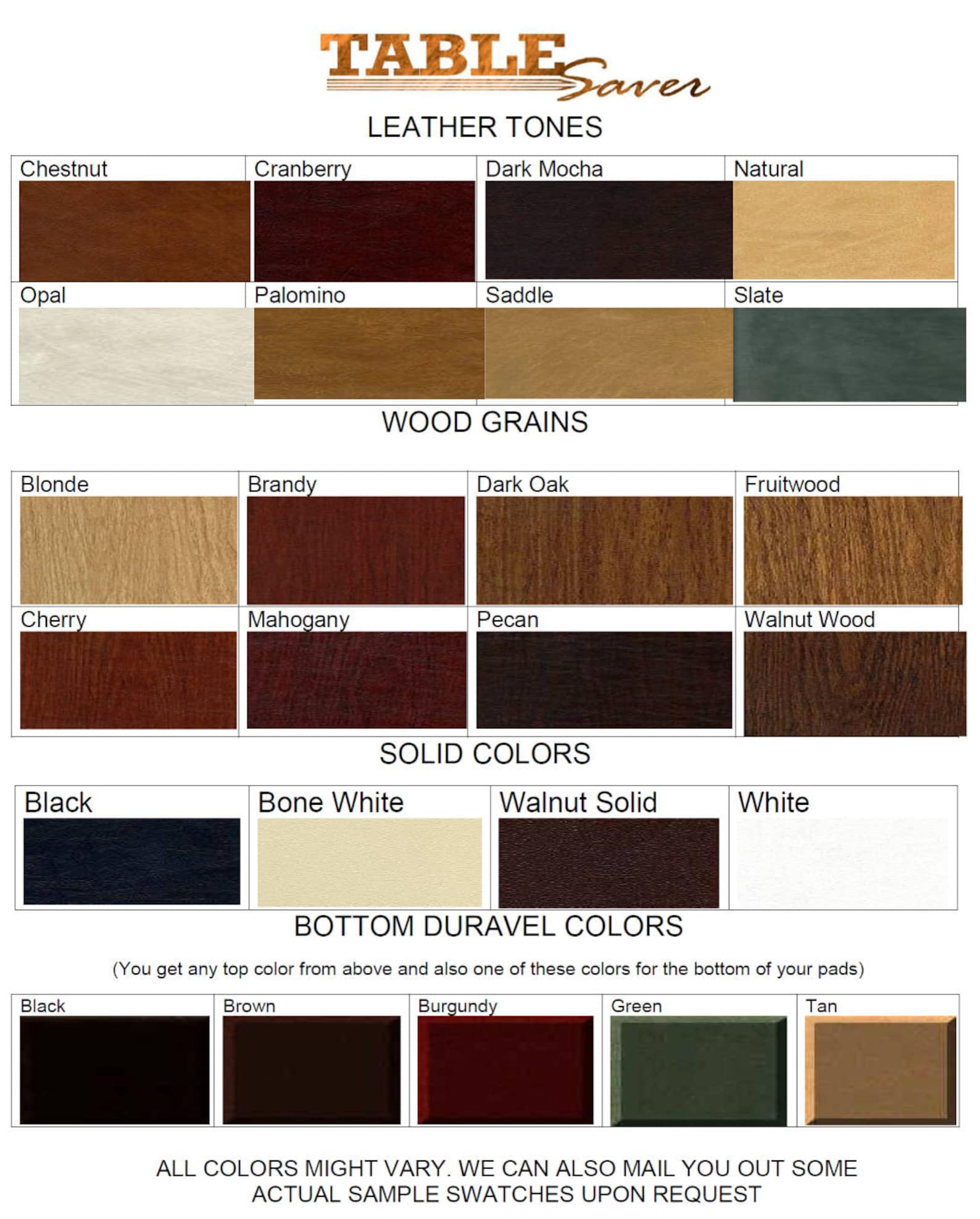 Custom Made Table Pads ( ONE LEAF INCLUDED) Kitchen Dining Table Top ...