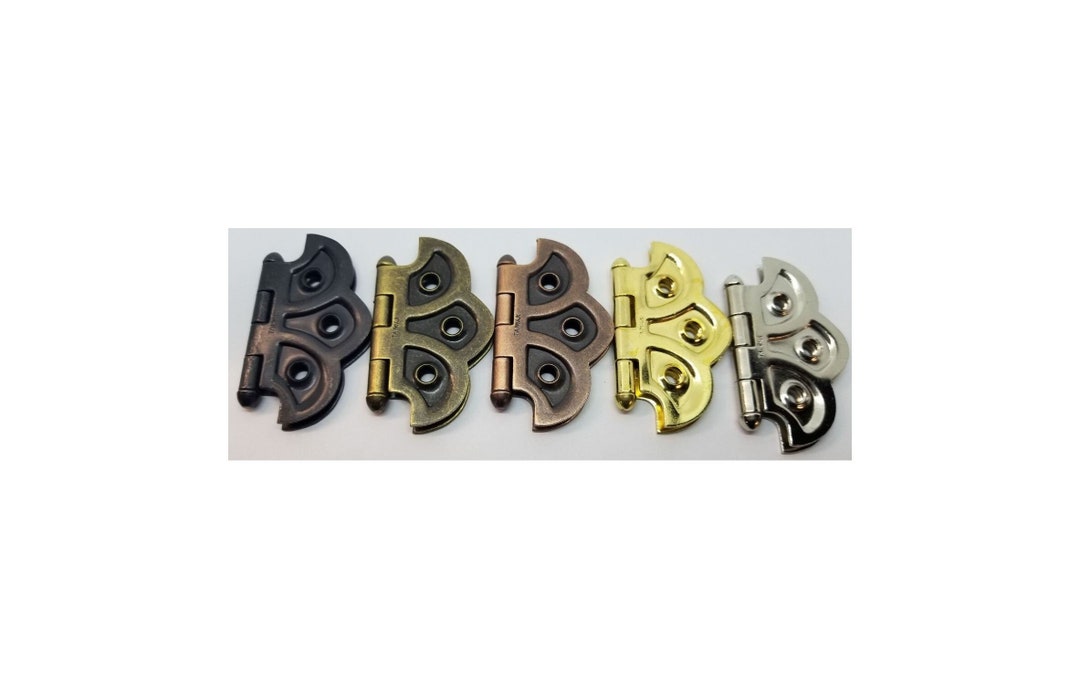 Brass Black Nickel Copper Plated Steel Butterfly Hinge Shell Design ...
