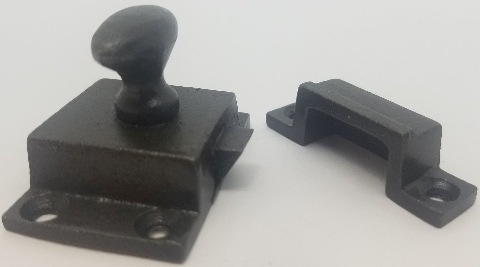 Cast Iron Cabinet Latch 2 Sizes Spring Loaded Handle Turn - Etsy