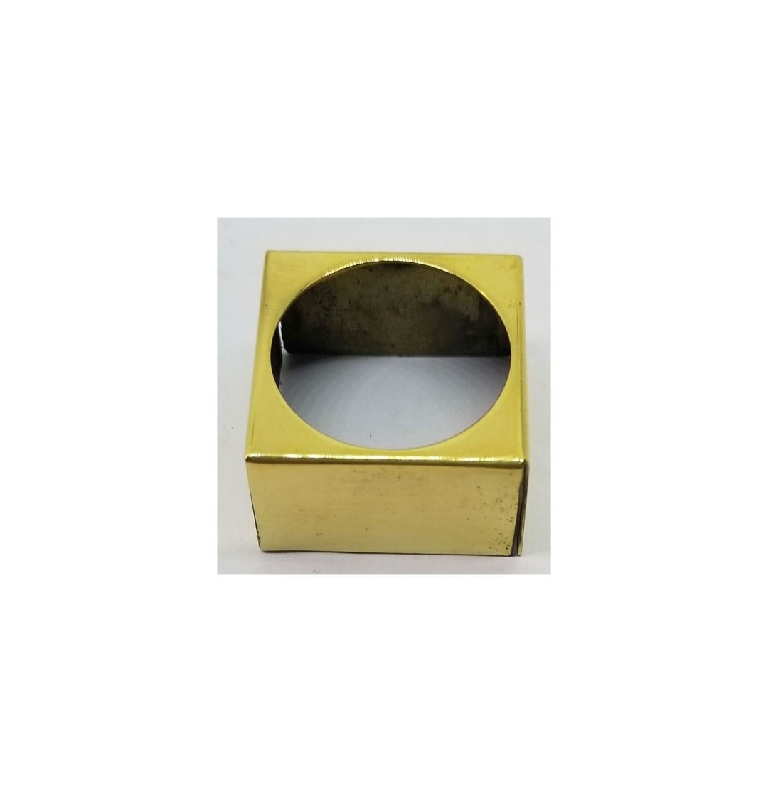 Brass Hoosier Leg Cap Skirt Ferrule Sabot Shoe Sellers Cabinet Wilson ...