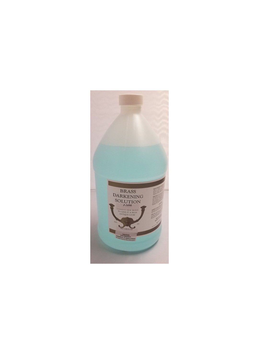 GALLON (128 Ounces) Brass Ager Darkening Solution Antique Vintage Old ...