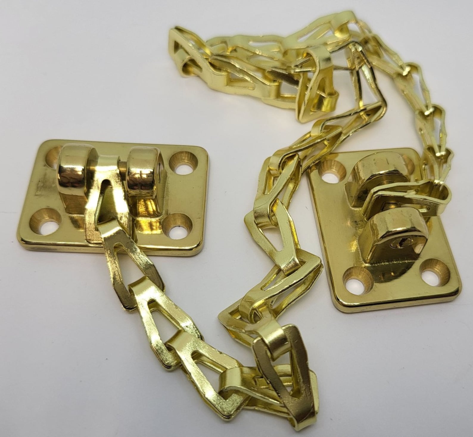 15" ADJUSTABLE Steel Chain Support Transom Window Solid Brass Bracket ...