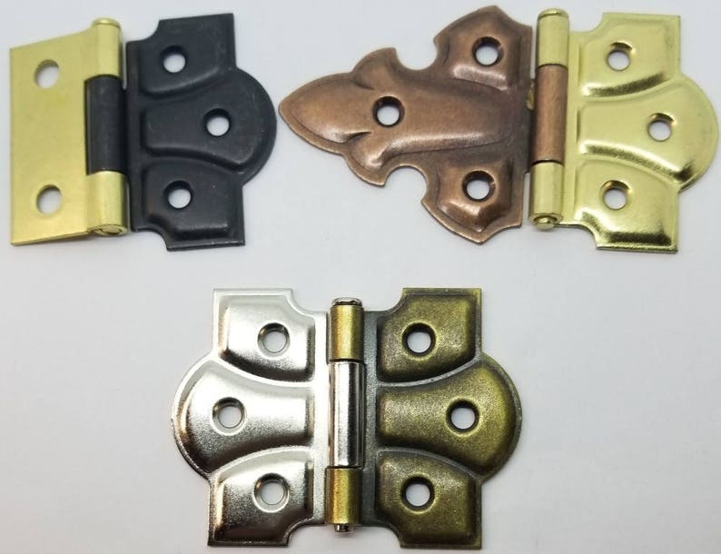 Brass Plated Steel Loose Pin Cabinet Hinge removable pin swap | Etsy