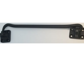 12 Inch EYE & HOOK BOLT Lock Cast Iron Black Powder Coated | Etsy