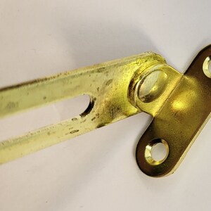 10" Steel Bronze Brass Adjustable Wheel Tension Sliding Slotted LOCKING ...