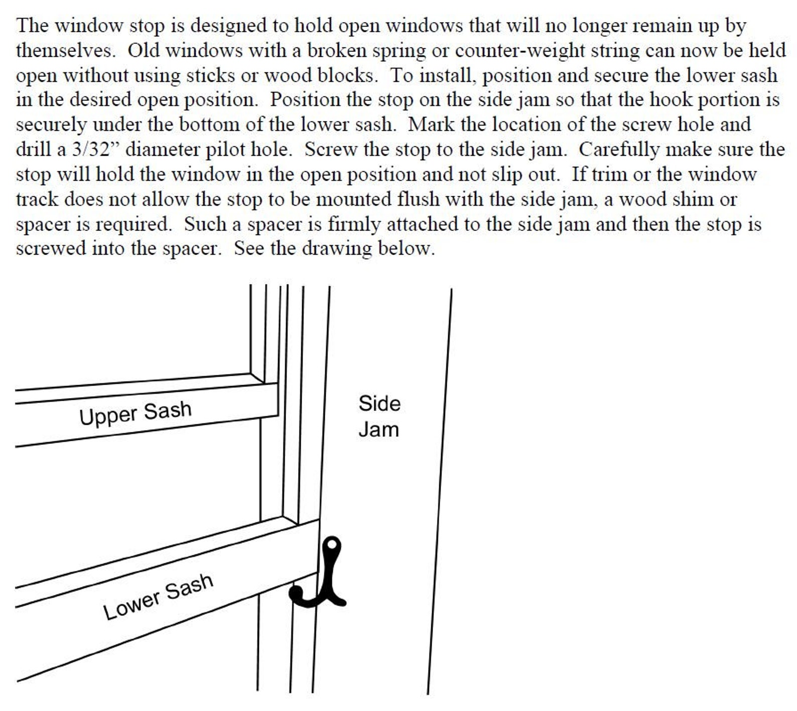 Cast Iron Window Stop Stay Holder Fix Antique Vintage Old - Etsy
