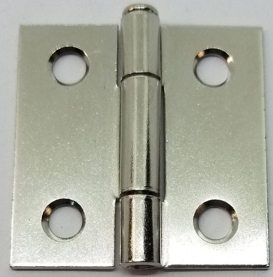 Nickel Plated Steel Loose Pin Cabinet Hinge Removable Pin Swap Box ...