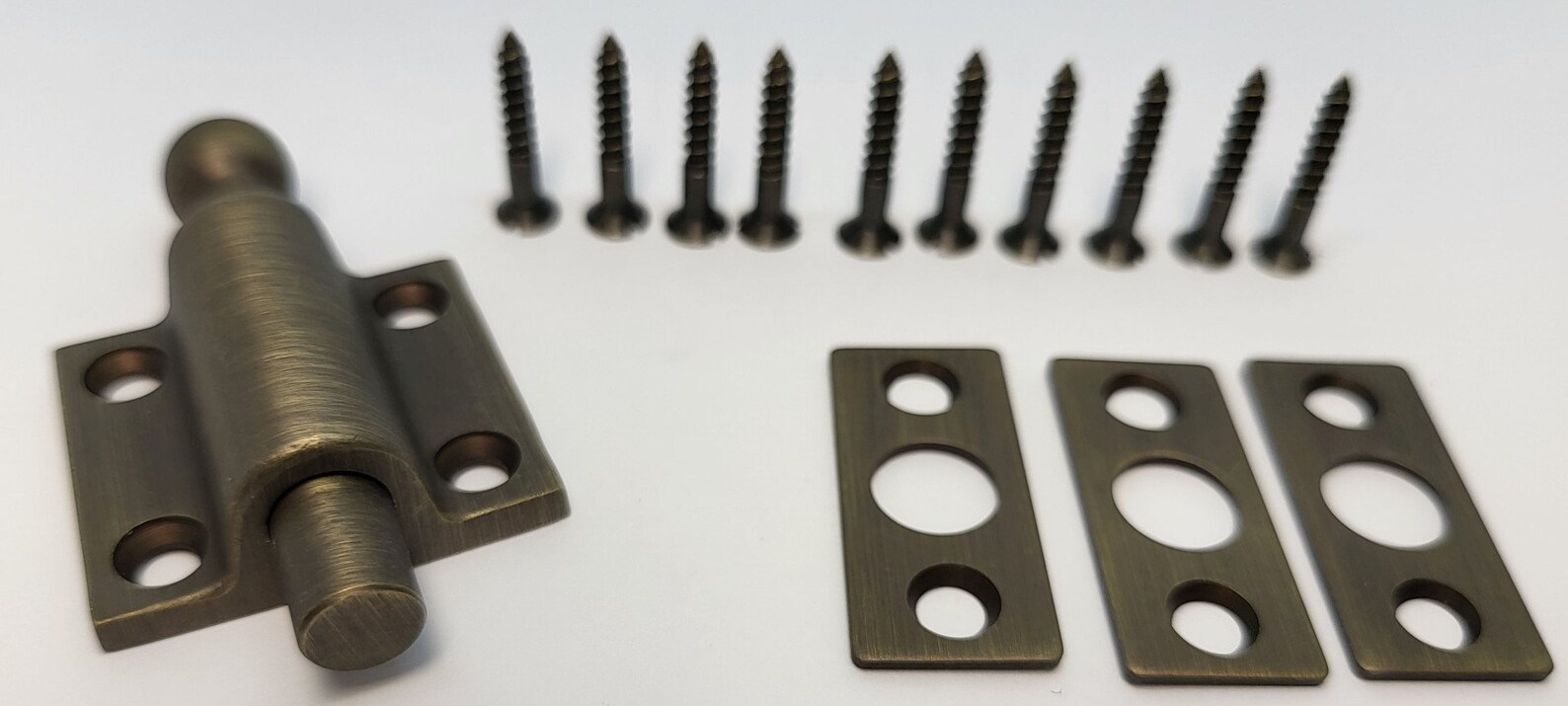 Window Sash Ventilating Bolt Latch Vent Lock Air 3 Strike Plates ...