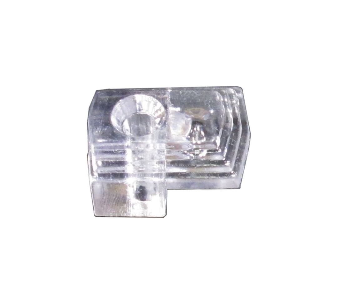 4 Count - Clear Plastic Mirror Mount Clips - Glass Picture Screw Art ...
