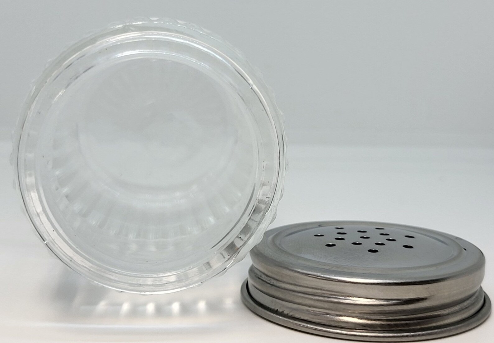 Clear Green or Blue Mission Style Glass Spice Jar With Lid - Etsy