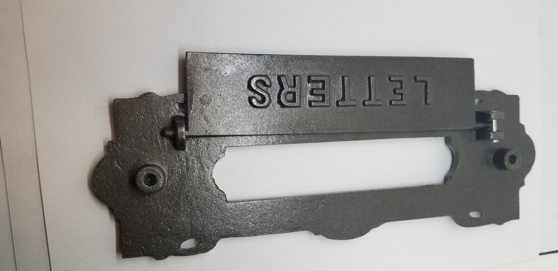 MAILBOX LETTER SLOT Swinging Door Wall Mounted Cast Iron Neo | Etsy