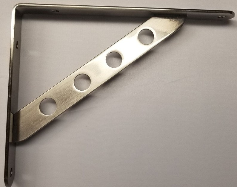 SATIN NICKEL Heavy Duty Shelf Support Modern Contemporary | Etsy