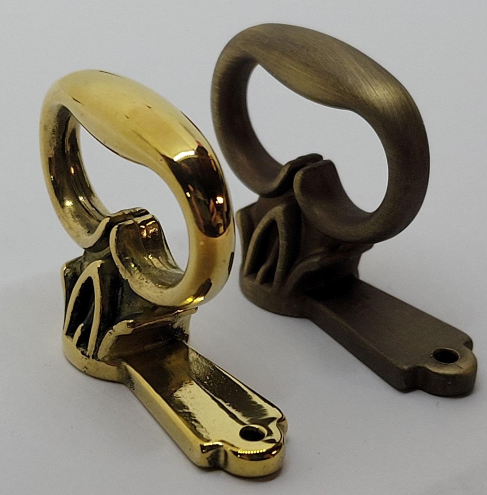 MOCK KEY PULL Colonial Revival Style Cast Brass Fake Blank - Etsy