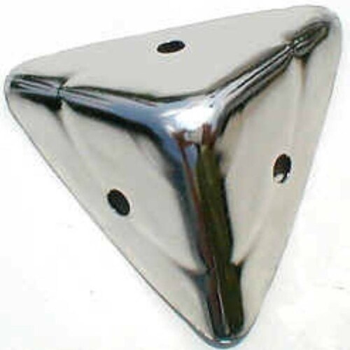 Brass Plated Trunk Corner Steamer Chest Cap Cover Box Antique - Etsy