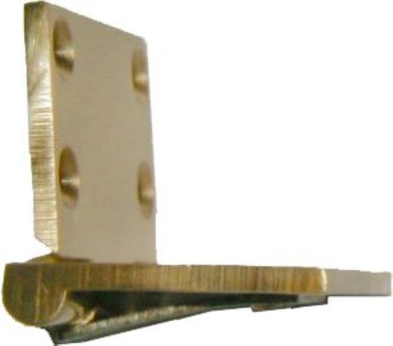 Heavy Solid Brass English Butler Tray Hinge Square Ends Tray Table Leaf ...