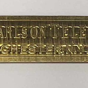 Stromberg Carlson Nameplate Wall Phone Kellogg Western Electric Tag ...