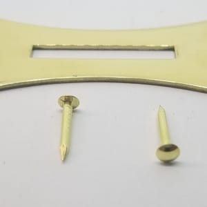 Scalloped Stamped Brass Coin Slot Cover Bank Money Box Jewelry Hole ...