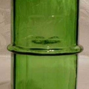 Clear Green or Blue COLONIAL Style Glass Spice Jar With Lid - Hoosier ...