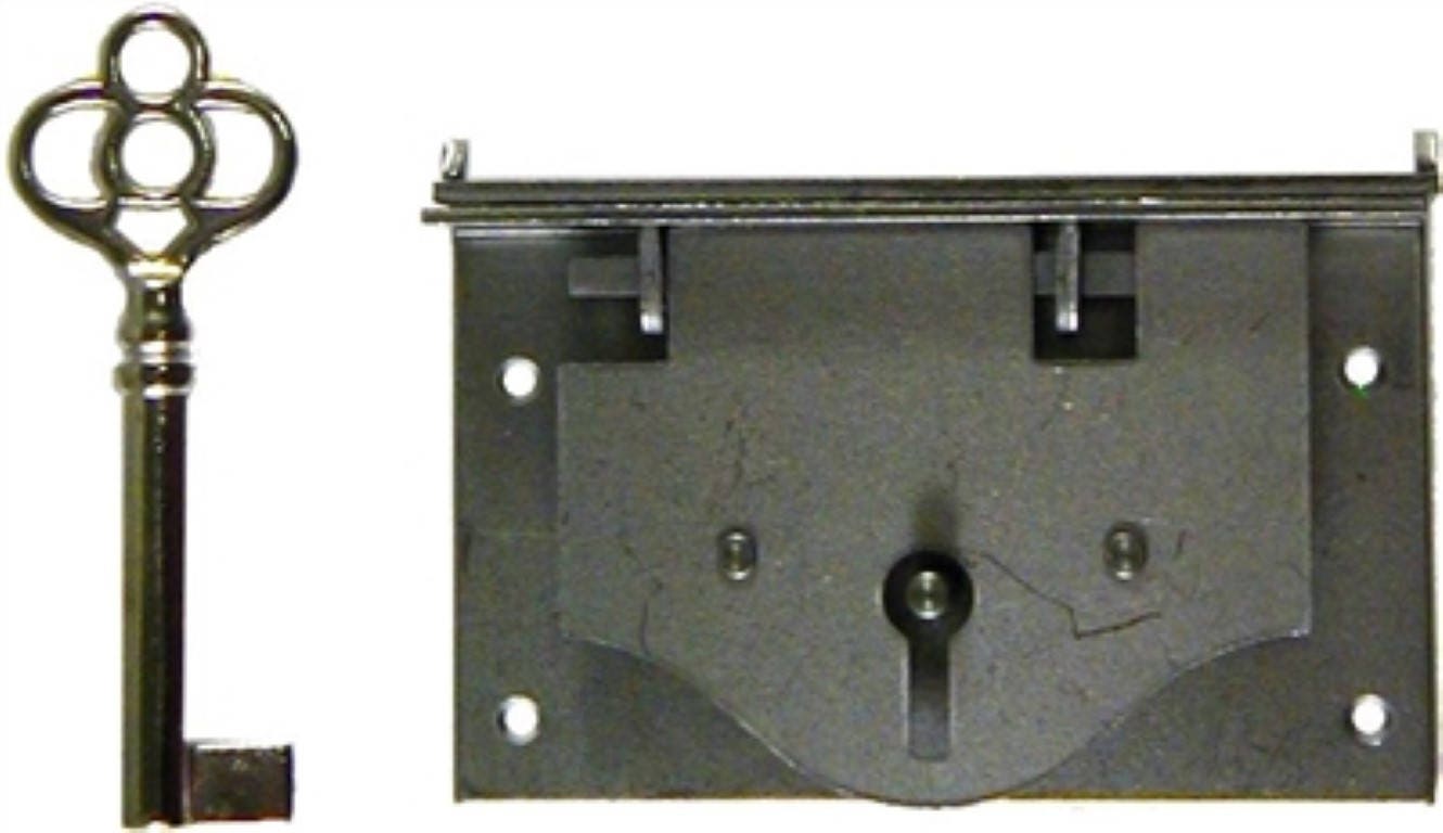 Half Mortise Chest Lid Lock Skeleton Key Trunk Cabinet Desk - Etsy