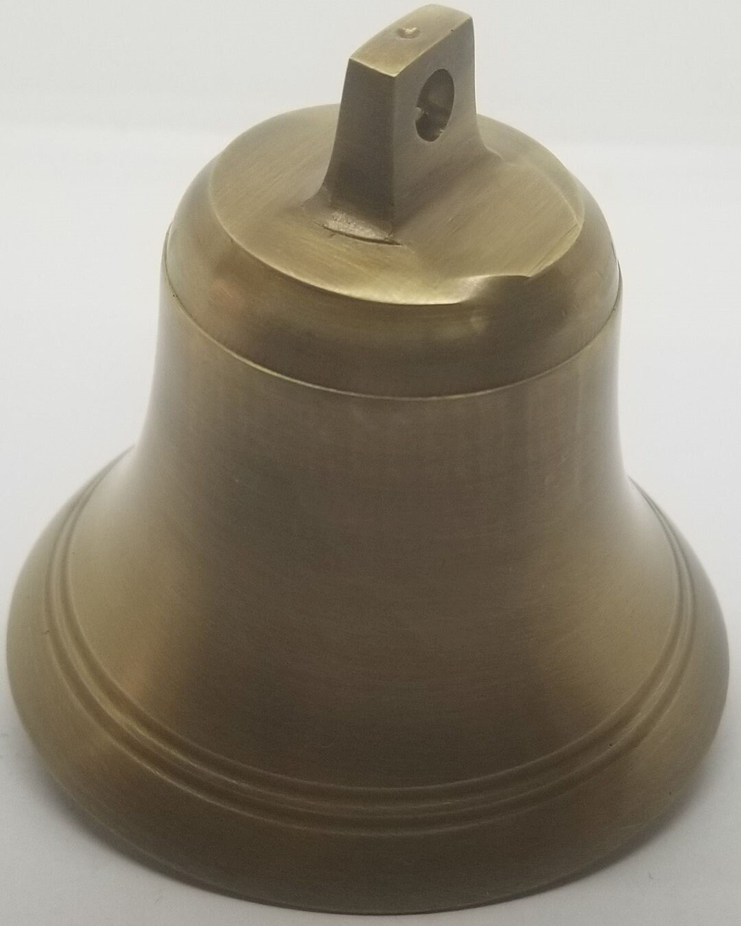 SMALL CAST BRASS Shopkeeper's Door Bell Hanging Alert Fancy Antique ...