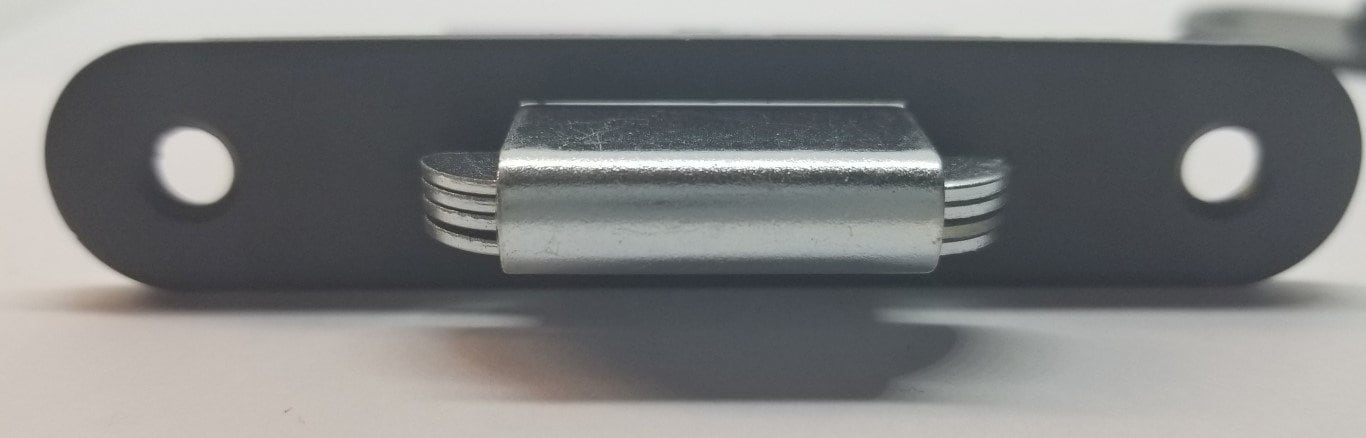 FLAT BLACK Brass Roll Top Desk Lock Set Rounded Oval Catch 2 | Etsy