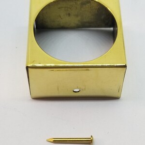 Brass Hoosier Leg Cap Skirt Ferrule Sabot Shoe Sellers Cabinet Wilson ...