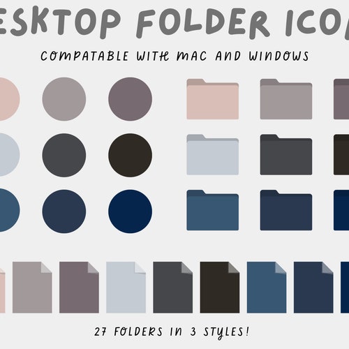 Green Folder Icons for Mac and Windows Desktop Icons Macbook - Etsy