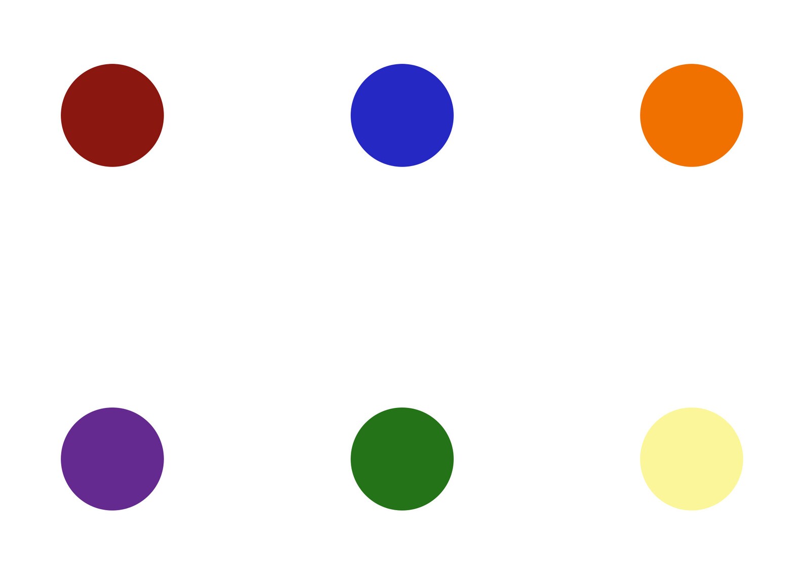 Primary Colors Digital Notebook Cover Set 6 Colors Daily - Etsy