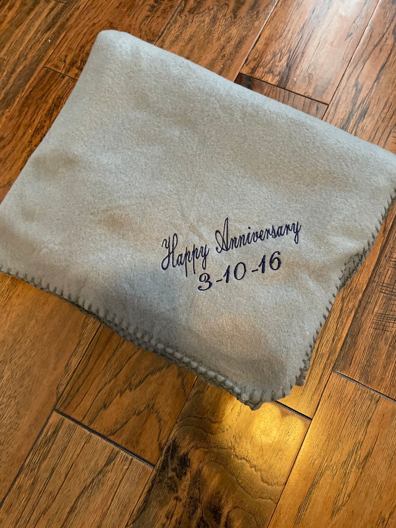Personalized Fleece Throw Blanket Multi Colors Available Soft | Etsy