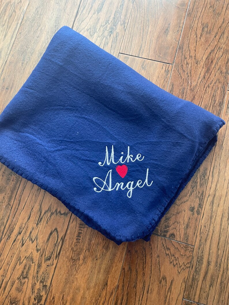 Personalized Fleece Throw Blanket Multi Colors Available Soft | Etsy