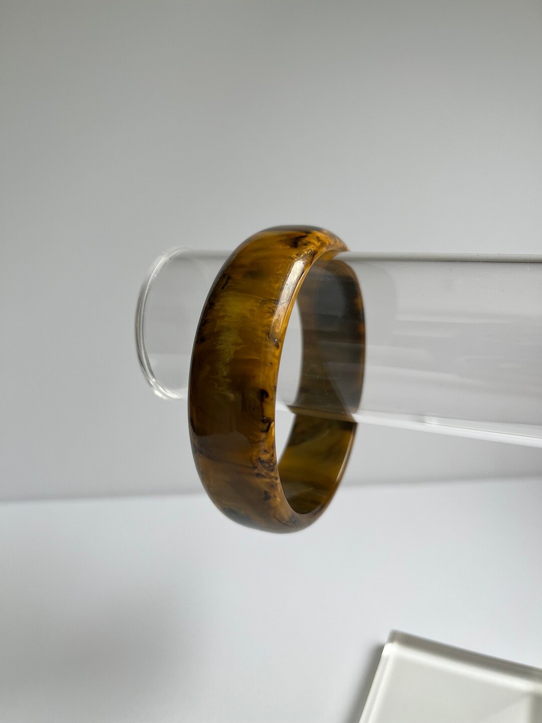 Vintage 1940s Mississippi Mud End of the Day Bakelite Bangle Bracelet ...