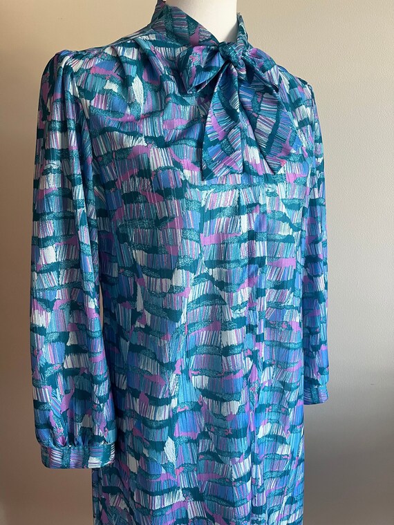 Vintage 1980s purple blue - Gem