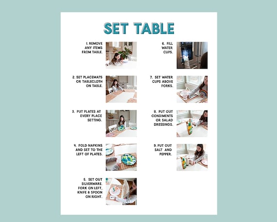 Set Table Chore