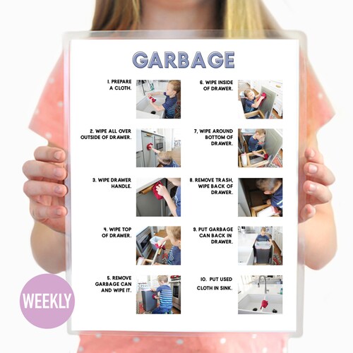 Appliances Step-by-step Visual Aid Cleaning Chore Guides - Etsy