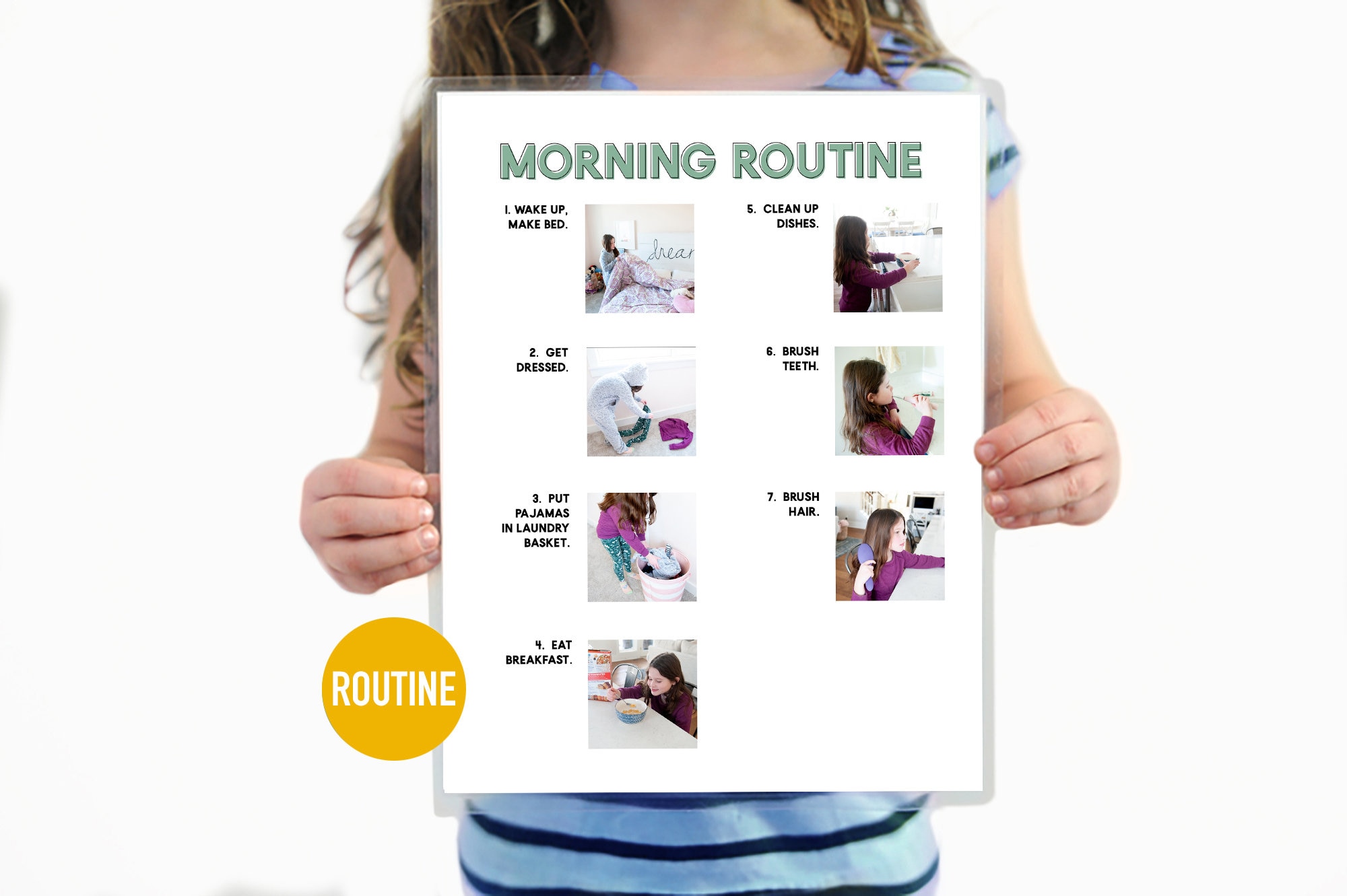 EDITABLE: All Routine Bundle Step by Step Visual Aid Chore Guides for ...