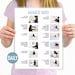 Bathroom Step-by-step Visual Aid Cleaning Chore Guides Cheat Sheet ...