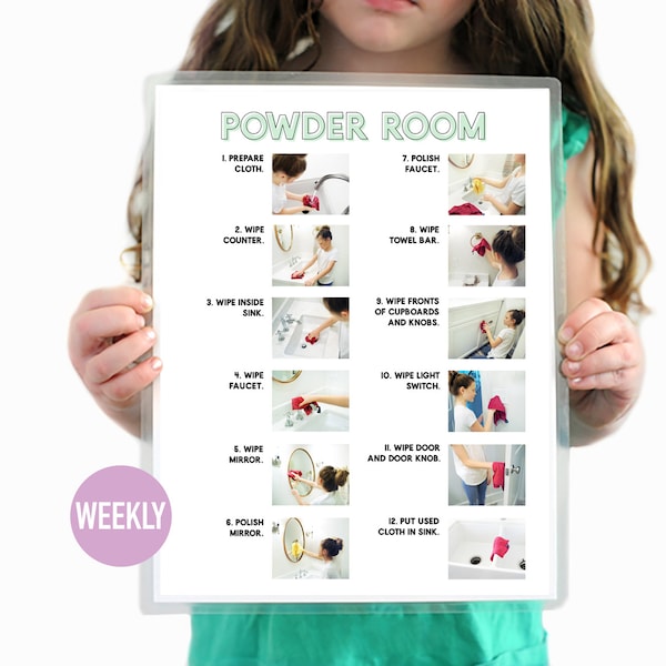 Visual Chart Clean Room - Etsy