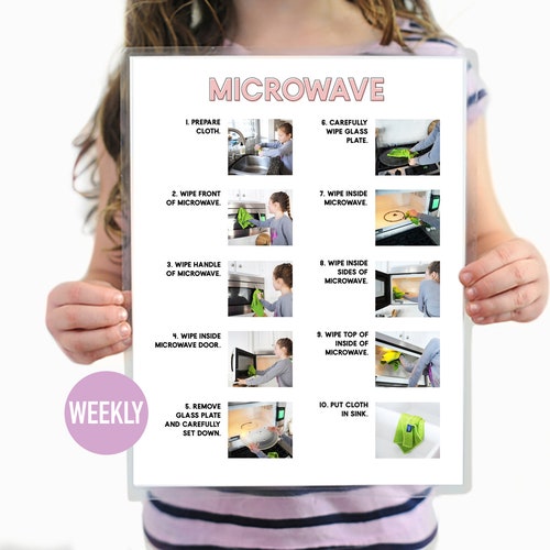 Bedroom Step-by-step Visual Aid Cleaning Chore Guides Cheat - Etsy