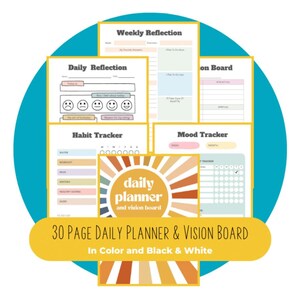 Back on Track Bundle: Editable Chore Charts, Lunchbox Notes, Daily Goal ...